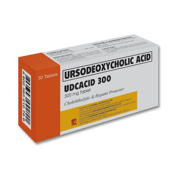 UDCACID 300 Ursodeoxycholic Acid 300mg Tablet 1's price in the ...